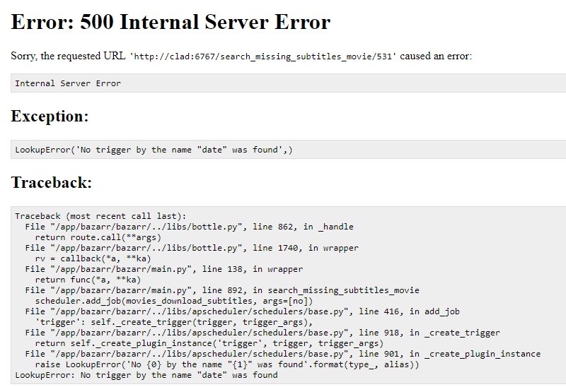 Bazarr doesn't detect subtitles that he have downloaded · Issue #316 · morpheus65535/bazarr · GitHub