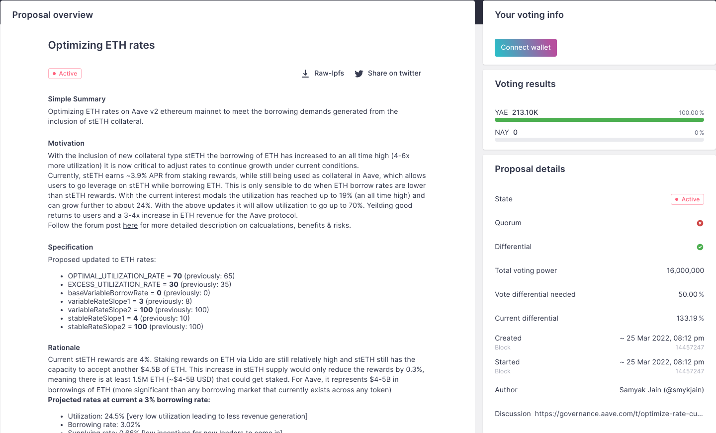 Governance page missing remaining time · Issue #588 · aave/interface · GitHub