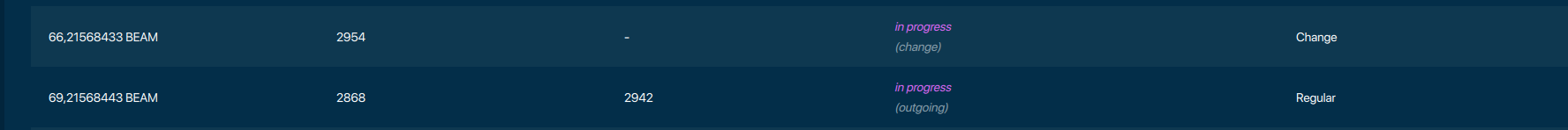 Transaction Stuck At Status Confirming After More Than 1 Day · Issue 298 · Beammw Beam · Github