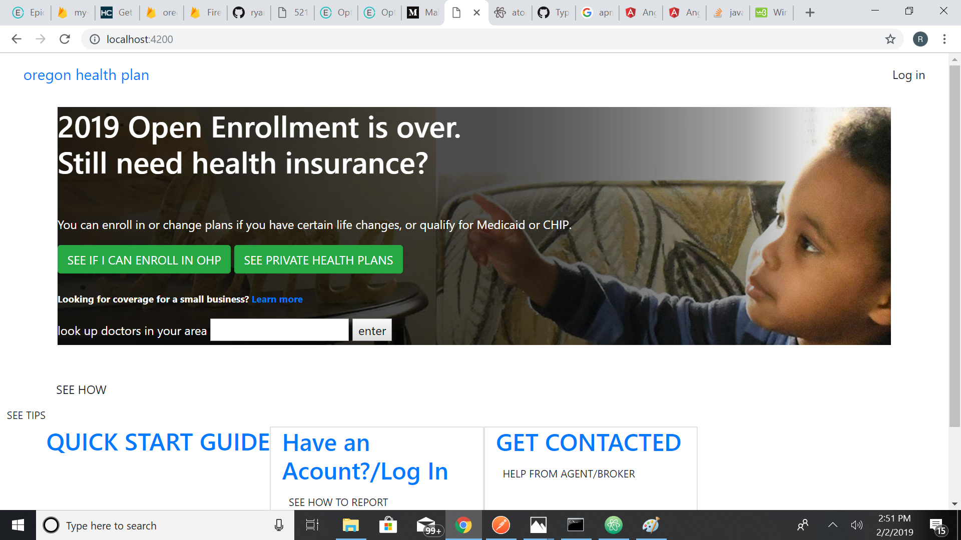 GitHub - ryanleslie33/oregon-health-plan: website replica project using ...