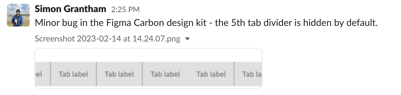 [Figma] fix tab divider on hidden items · Issue #651 · carbon-design ...