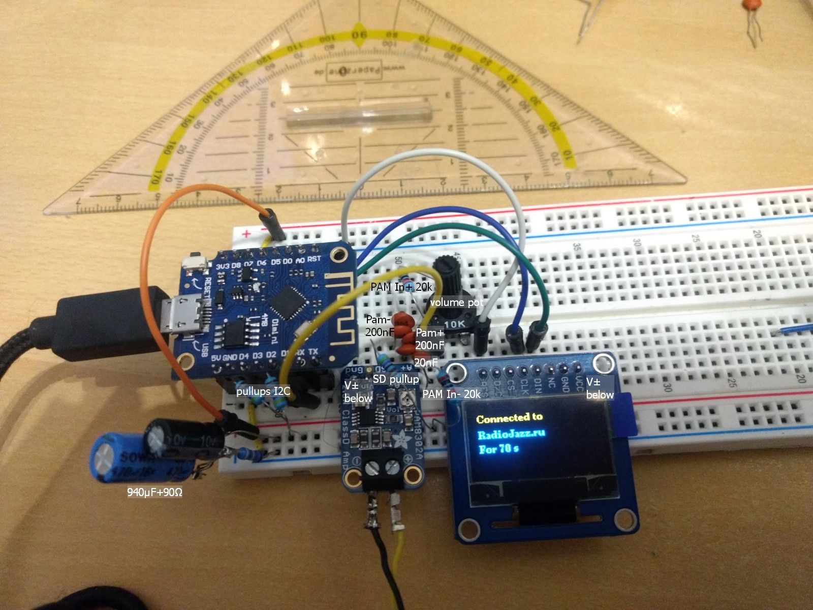 ESP8622 D1 mini lite: SPI OLED distorts RX output · Issue #462 ...