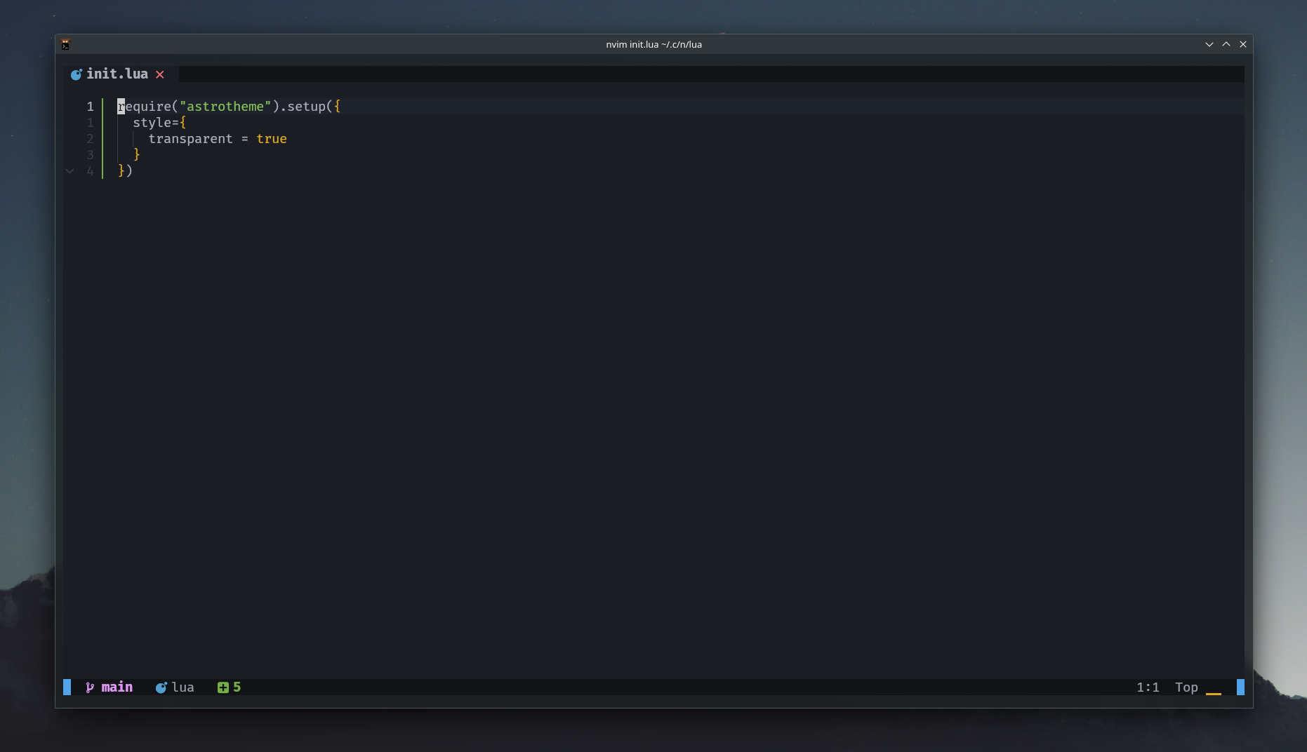 Changes to astrotheme don't apply. · Issue #88 · AstroNvim/astrotheme · GitHub