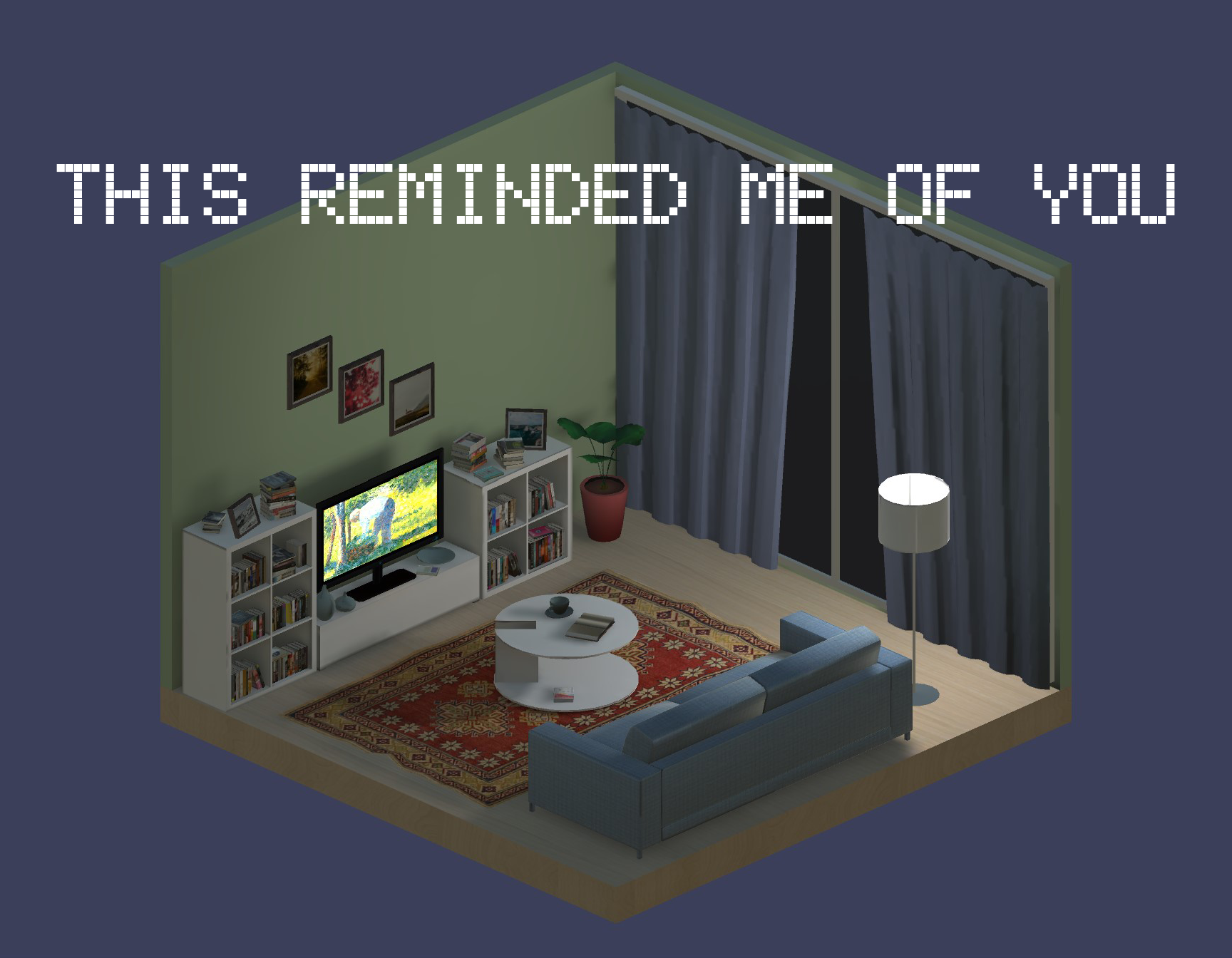 GitHub - mashiyatz/ThisRemindedMeOfYou: Explore a room full of books we've lent you over years ...