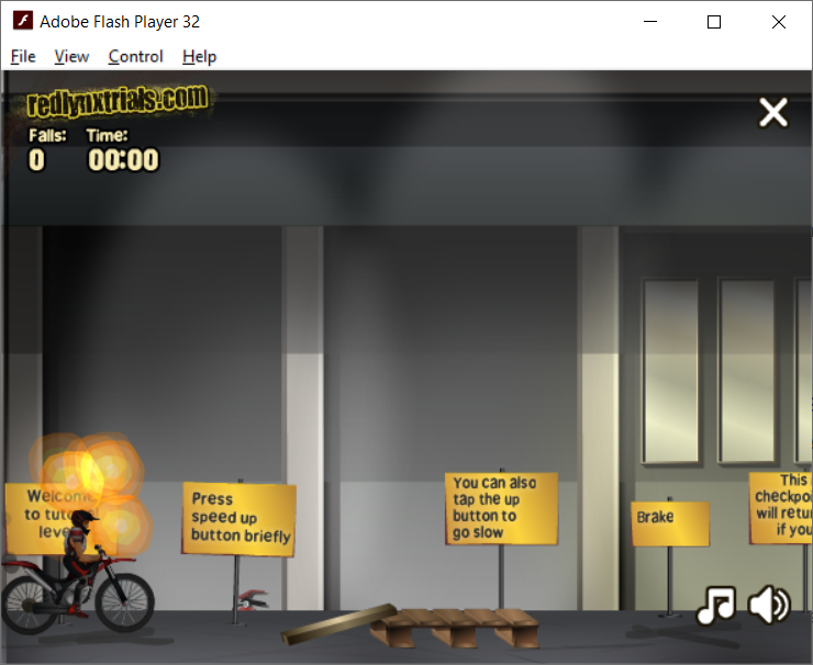 Redlynx Trials 2 - Spawn in black void · Issue #6584 · ruffle-rs/ruffle · GitHub