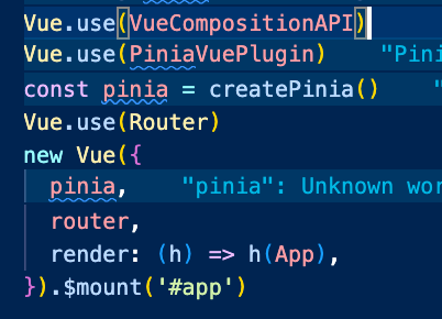 Pinia v2 doesn't work with vue@2 & @vue/composition-api@1.2.4 · Issue #750 · vuejs/pinia · GitHub
