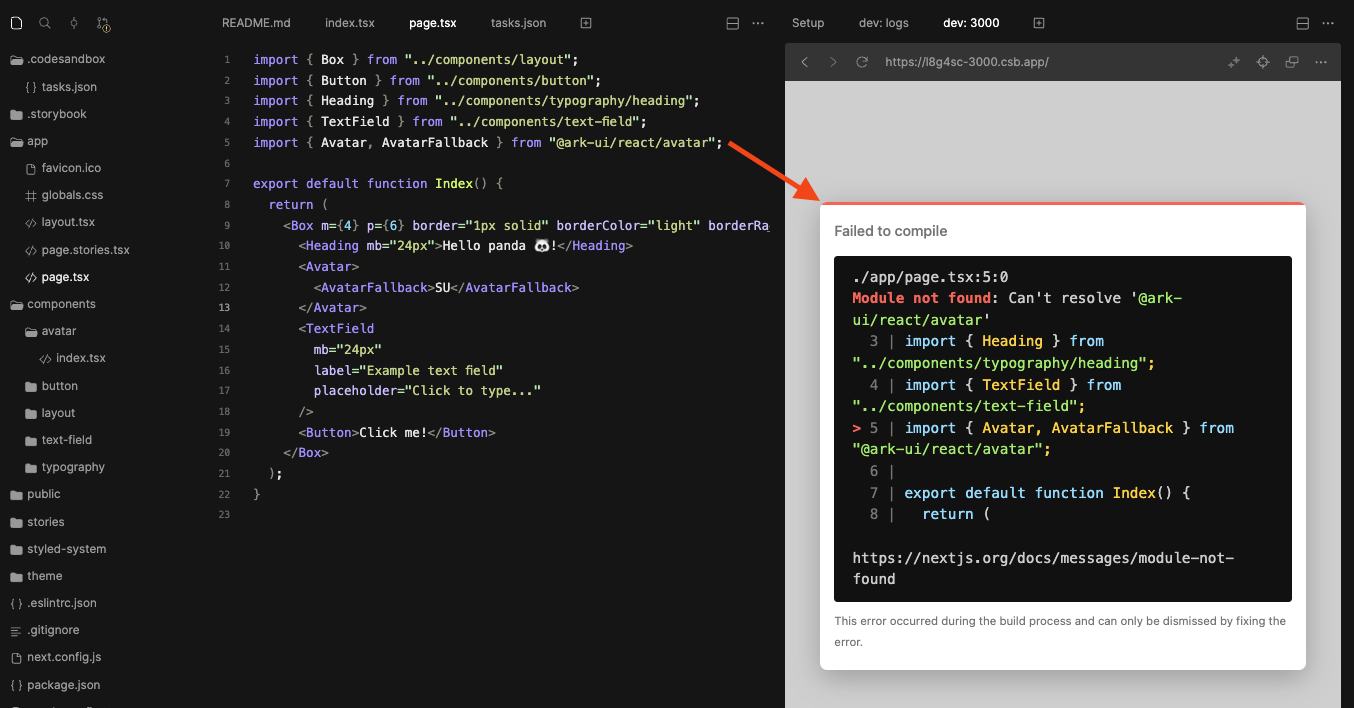 Standalone imports do not work as expected · Issue #1161 · chakra-ui/ark · GitHub