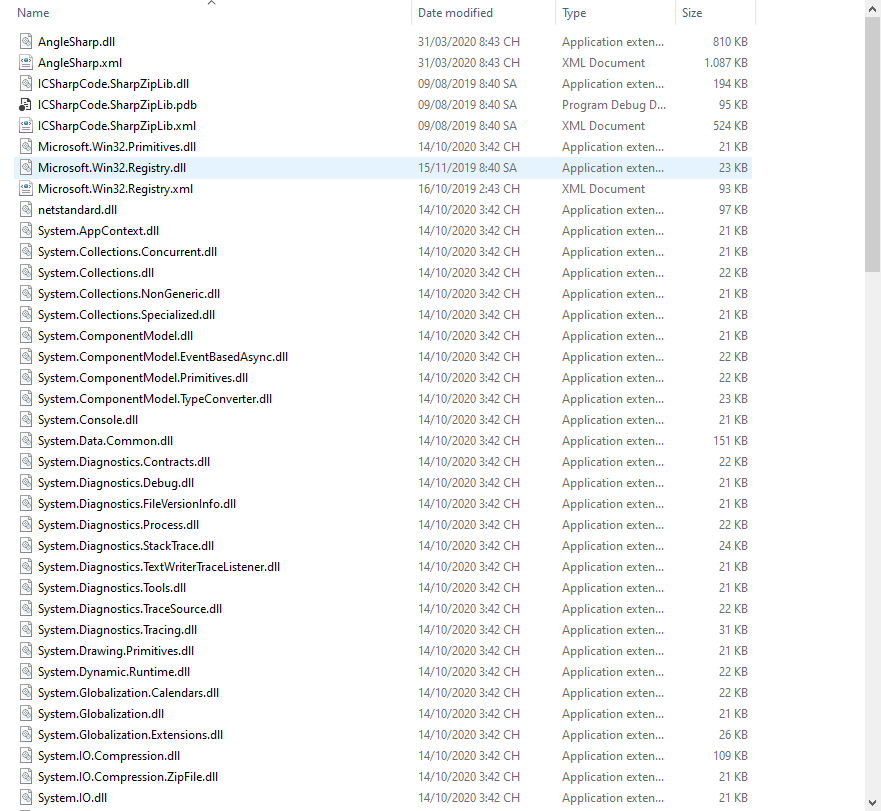 this is a small library, but it copies nearly 120 other dlls to the release directory? · Issue ...