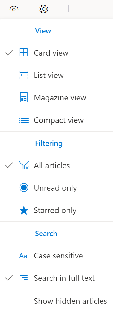 Include "All unread" in the List View filter · Issue #260 · yang991178/fluent-reader · GitHub