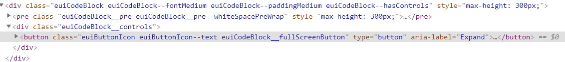 [EuiCodeBlock] Copy button sometimes doesn't show when nested in [EuiAccordion] · Issue #4077 ...