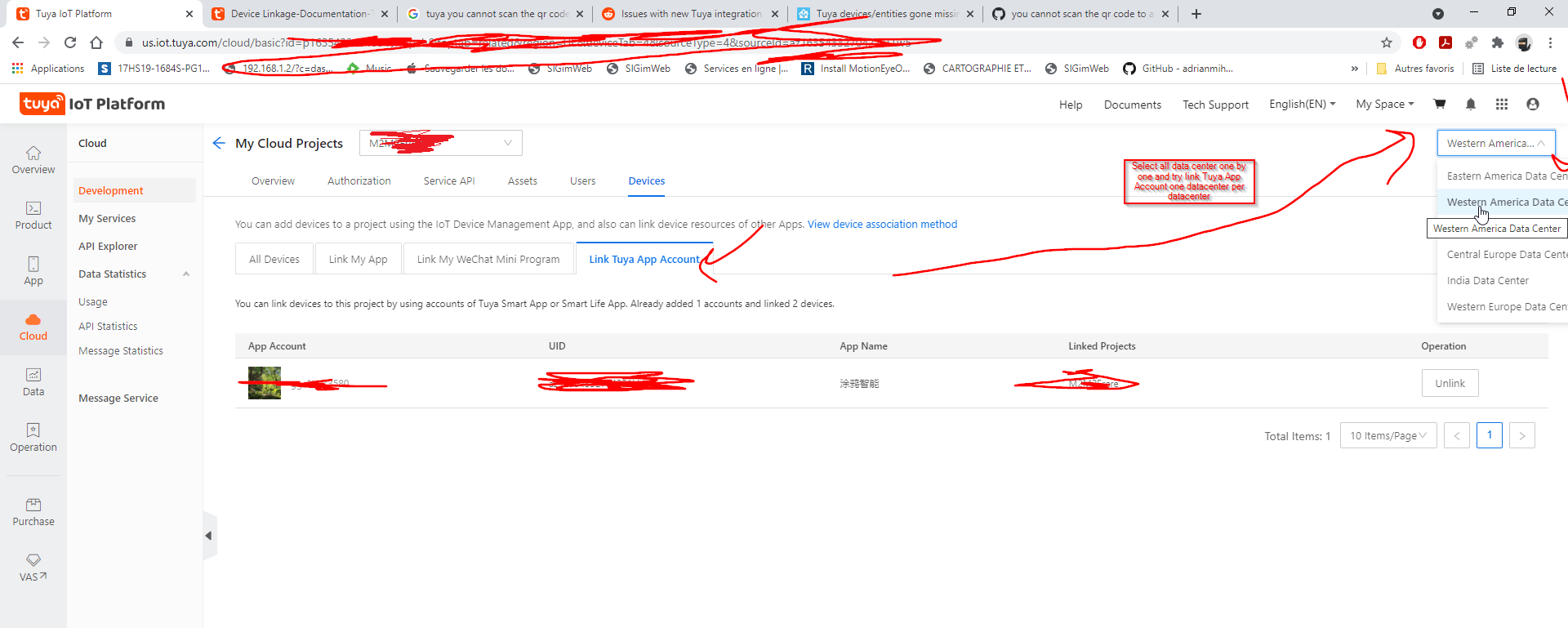 you cannot scan the qr code to add a device deployed in another data center · Issue #585 · tuya ...