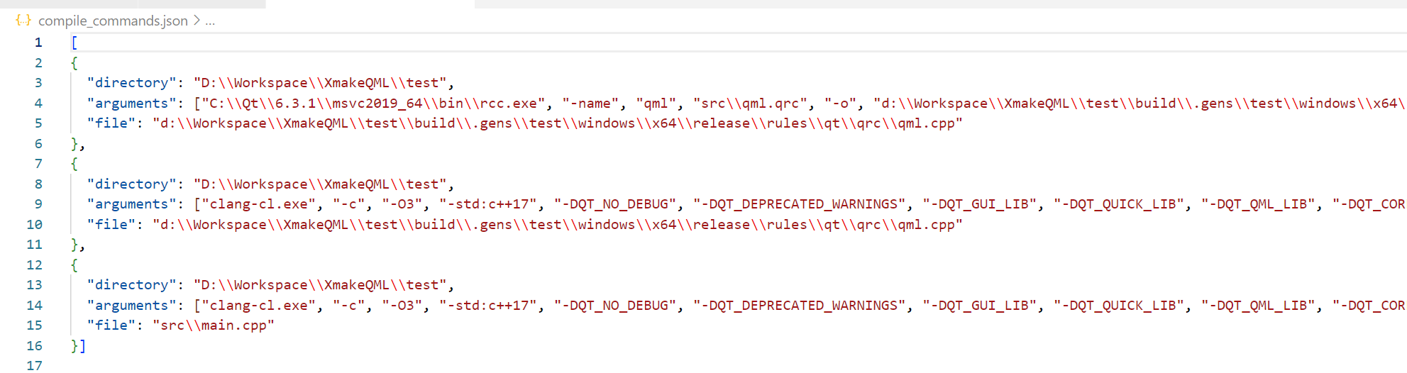 当xmake Lua钟含有add Files Xxx Qrc 的时候,无法正常生成compile Command Json · Issue 2776 · Xmake Io Xmake