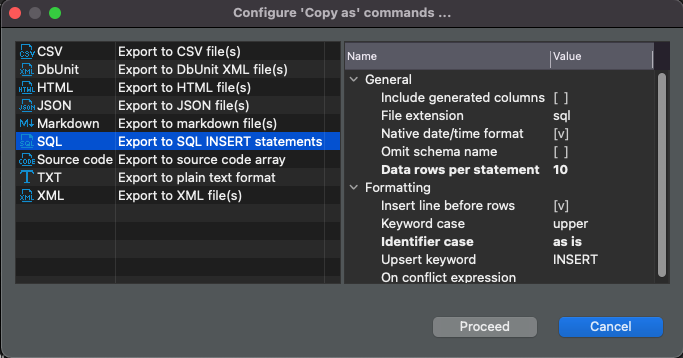 Advanced Copy as SQL doesn't copy table name as case sensitive · Issue #15158 · dbeaver/dbeaver ...