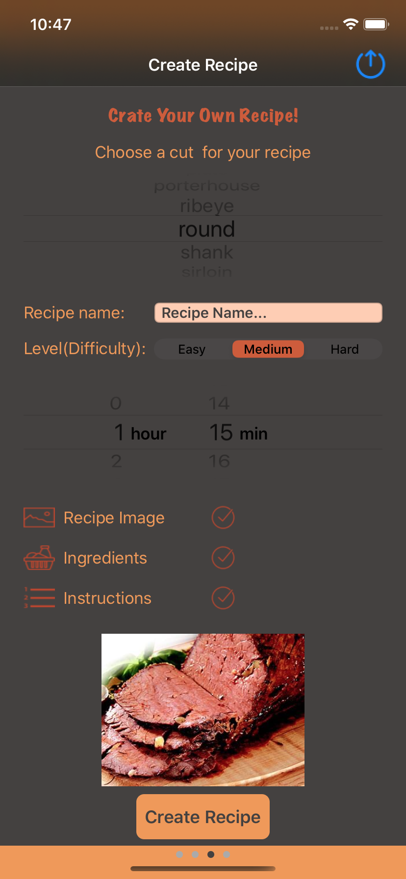 GitHub - YardenSwisa/MeatMarket: MeatMarket is an application for meat recipes, and created in ...