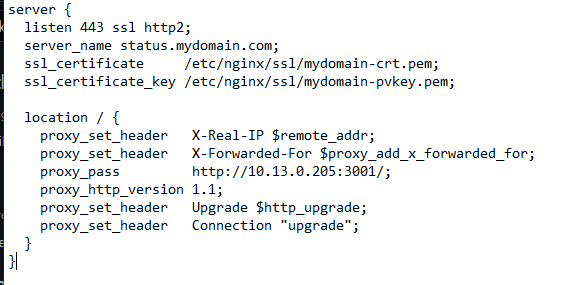 Uptime kuma showing blank screen when connecting through domain & reverse proxy · Issue #1275 ...