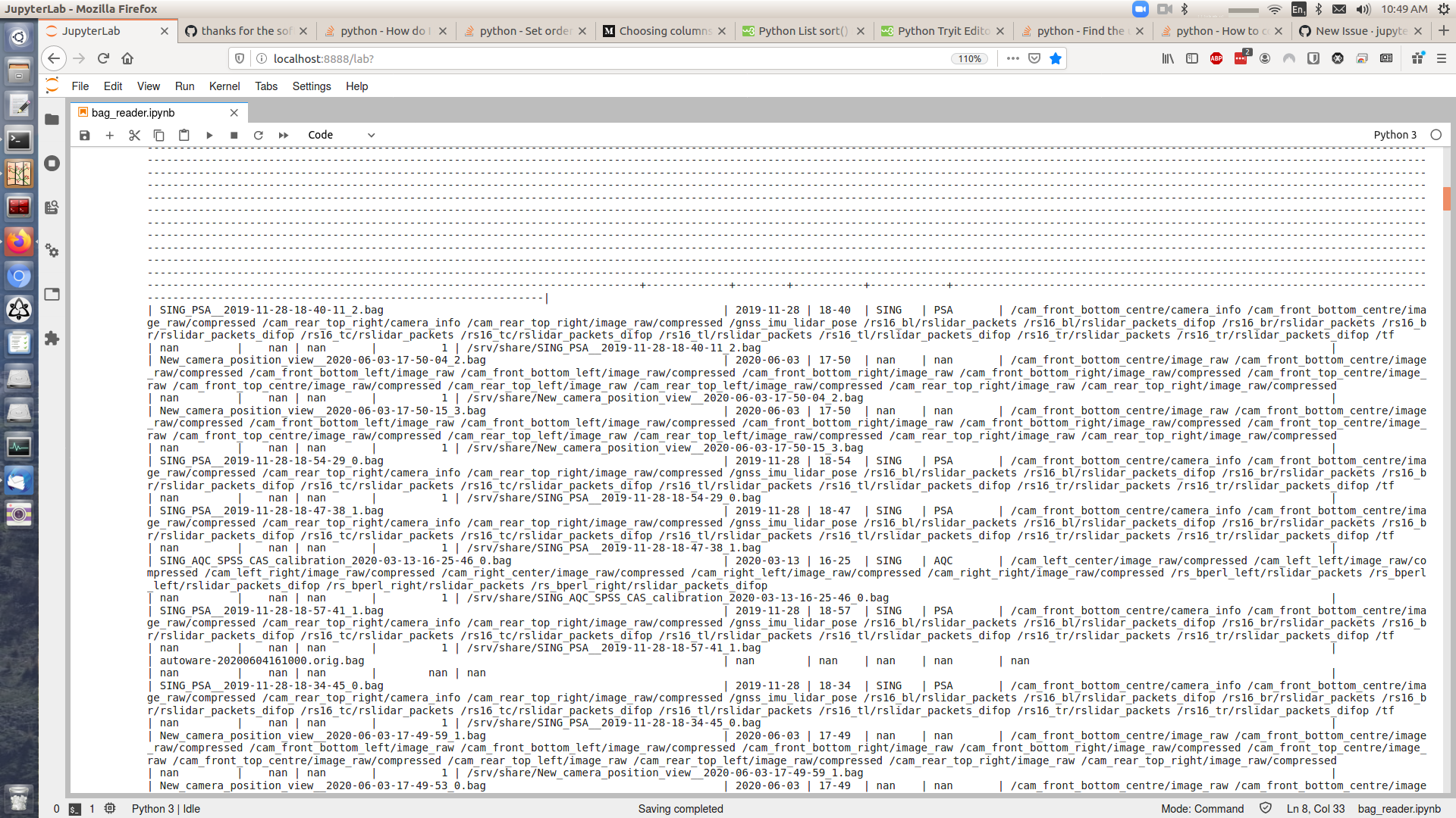 Side Scrolling · Issue 8662 · Jupyterlabjupyterlab · Github