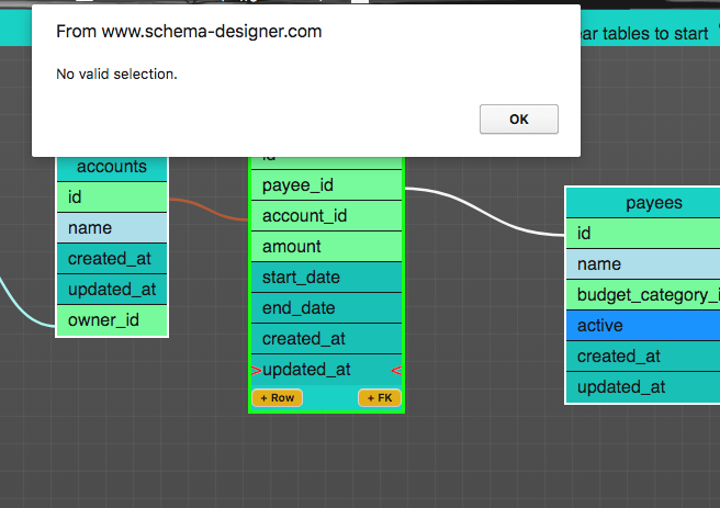 Immovable Table / Dangling Line / Infinite Alert Loop · Issue #2 · bootcoder/schema-designer ...