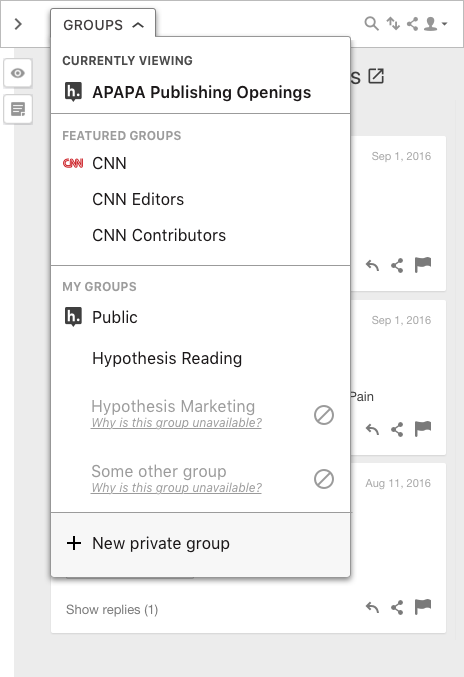 Spike: API design to support initial group-selector improvements ...