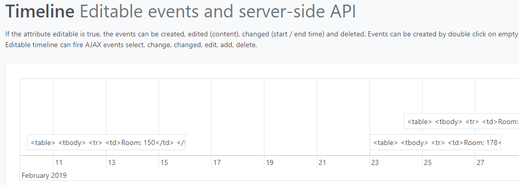 Timeline: Escaping All HTML · Issue #7217 · primefaces/primefaces · GitHub