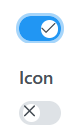 ToggleSwitch: On/off icon · Issue #7901 · primefaces/primefaces · GitHub