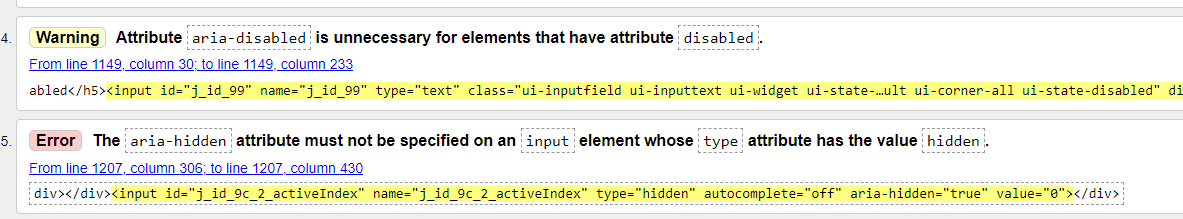 ARIA: Hidden and ReadOnly Inputs · Issue #8470 · primefaces/primefaces ...