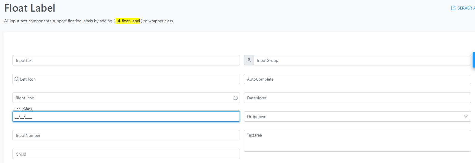 New Component: Float label / Field · Issue #583 · primefaces-extensions/primefaces-extensions ...