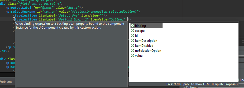 SelectOneMenu: itemEscaped doesn't work anymore for selected items · Issue #9184 · primefaces ...