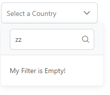 Dropdown : How to set emptyFilter message ? · Issue #3425 · primefaces/primereact · GitHub