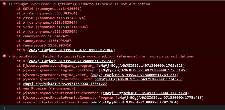 Monaco: JS error in PF 12 · Issue #968 · primefaces-extensions ... Monaco: JS error in PF 12 · Issue #968 · primefaces-extensions ...