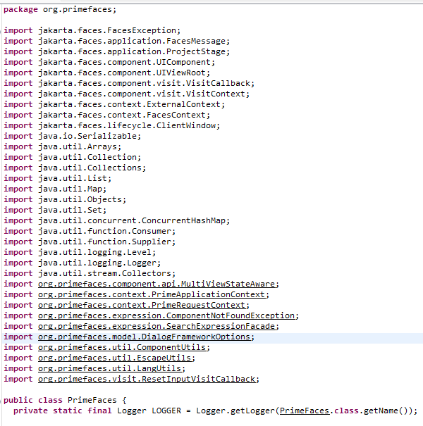 PrimeFaces.current().dialog().showMessageDynamic still uses javax. FacesMessage parameter ...