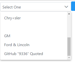 SelectOneMenu: html reserved chars are shown as entities · Issue #9336 · primefaces/primefaces ...