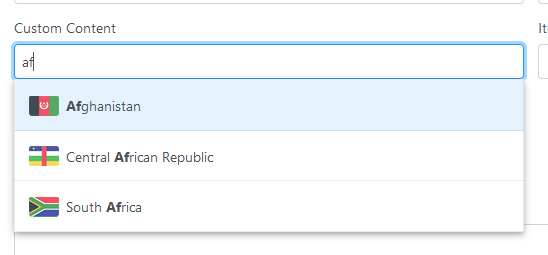 AutoComplete: Highlight results in custom content · Issue #9636 · primefaces/primefaces · GitHub