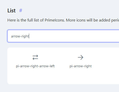 PrimeIcons: can't use pi-arrow-right-arrow-left · Issue #4062 · primefaces/primereact · GitHub