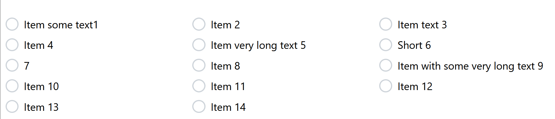 Selectoneradio Flex Layout Multiple Grids · Issue 10712 · Primefacesprimefaces · Github