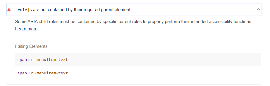 PanelMenu: ARIA Accessibility · Issue #5821 · primefaces/primefaces · GitHub
