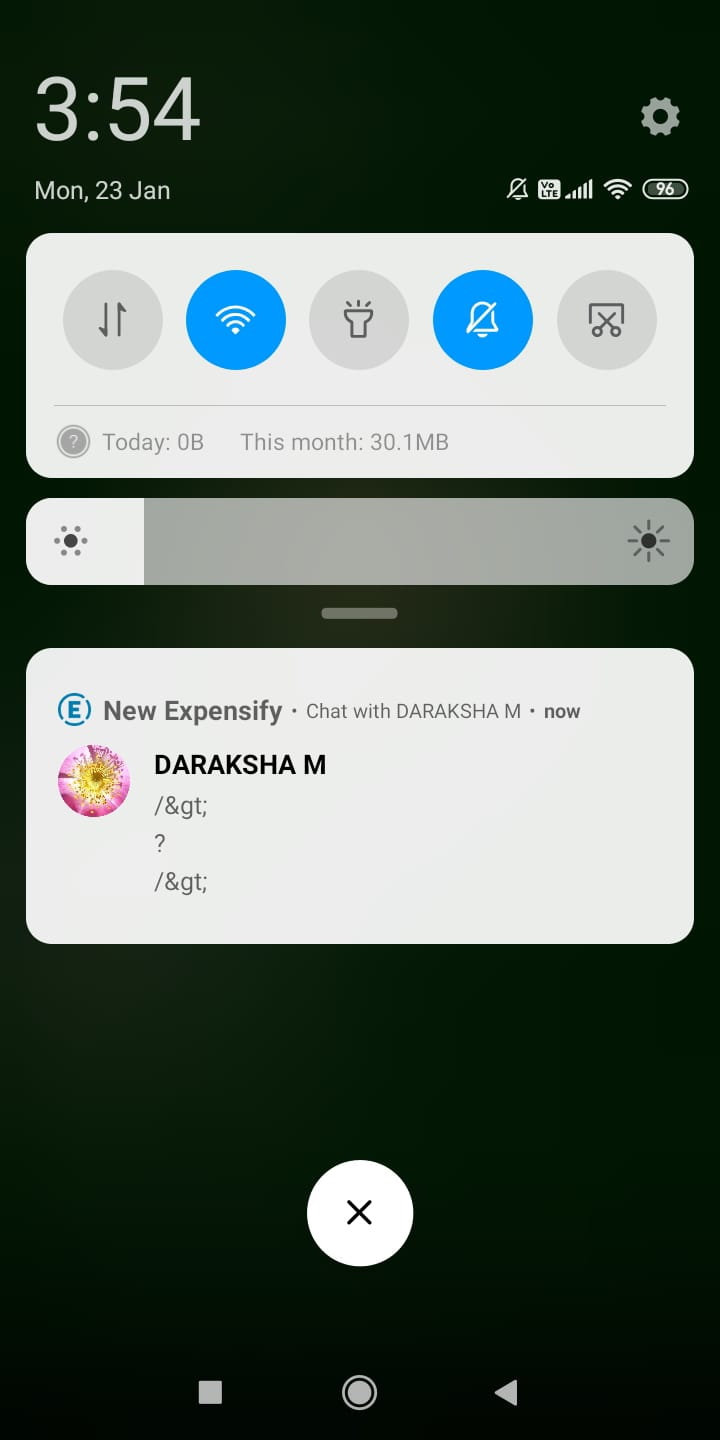 [ 4000] Message With Special Characters Showing As Markdown In Notification Received · Issue