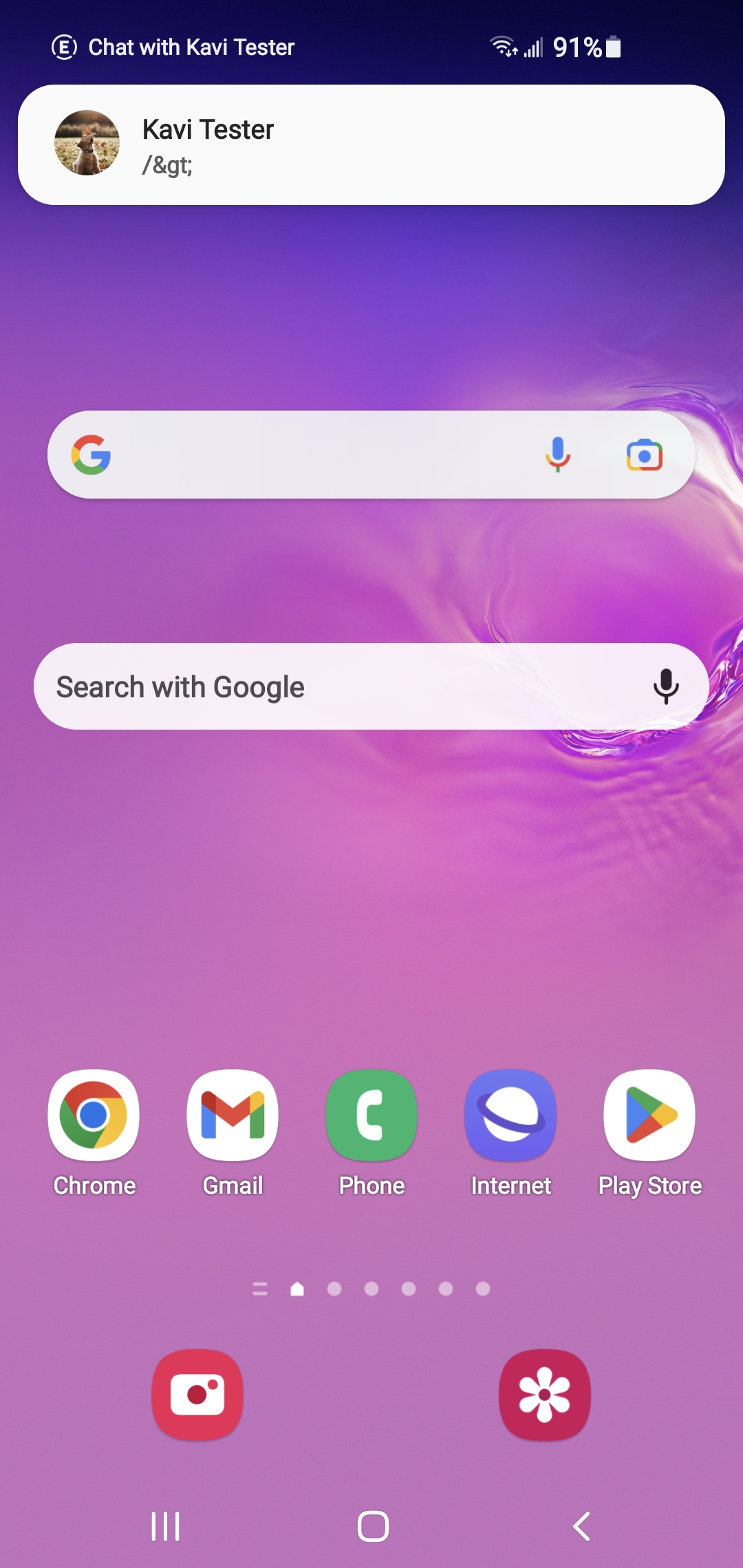 [ 4000] Message With Special Characters Showing As Markdown In Notification Received · Issue