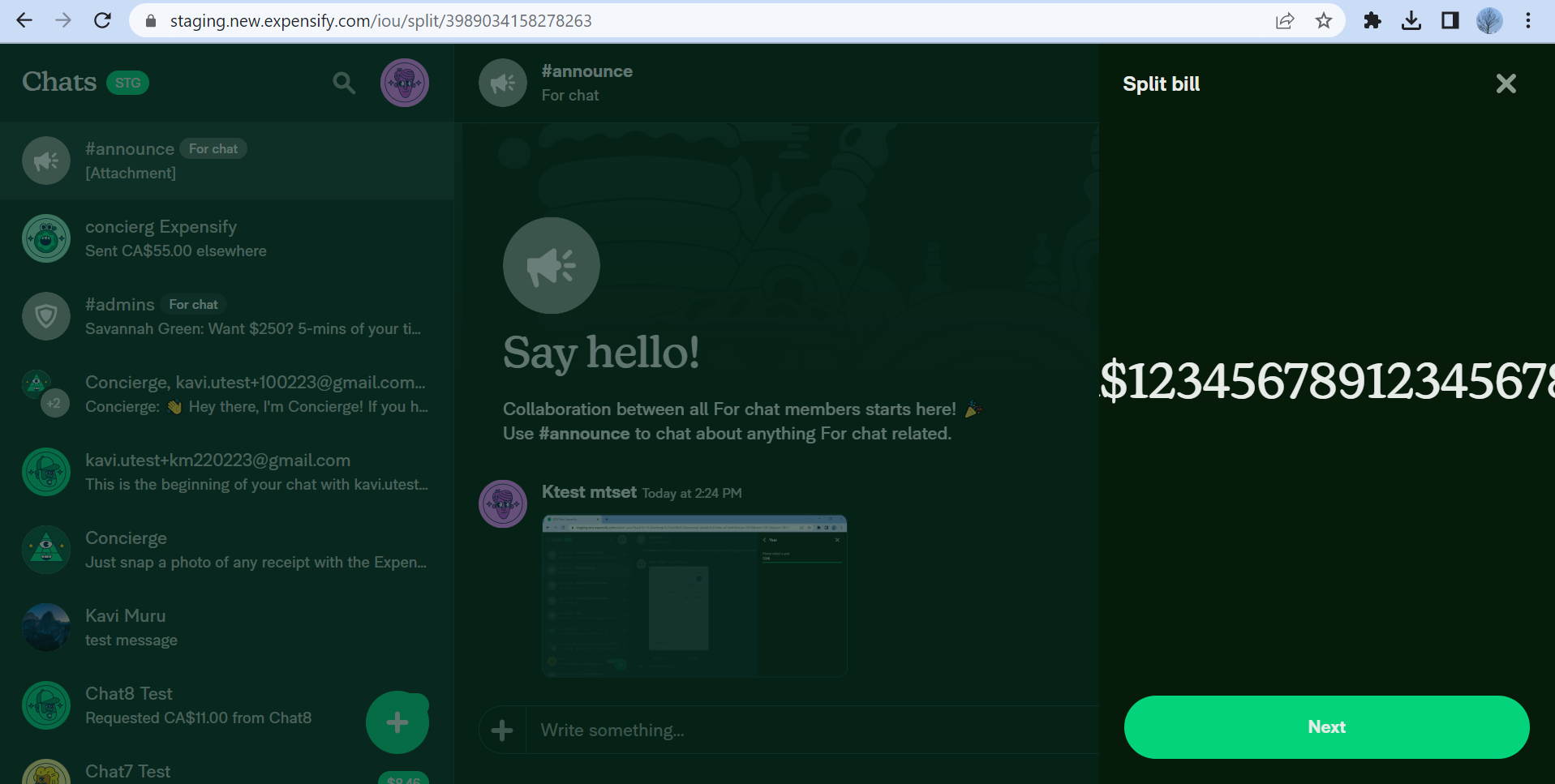 [paid] [ 1000] Split Bill Allows To Paste More Than Limit · Issue 16767 · Expensify App · Github