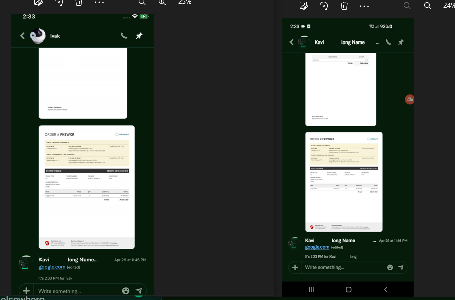 Inconsistent gap with "..." in Long name between IOS and Android · Issue #18243 · Expensify/App ...