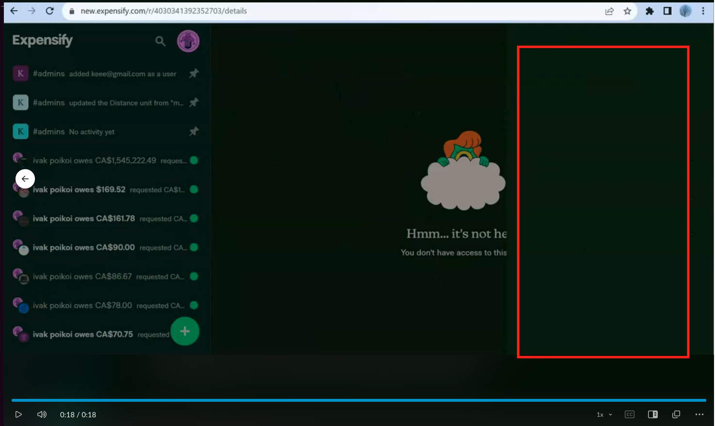 [$500] Blank page appears instead of Hmm... it's not here page · Issue #28183 · Expensify/App ...