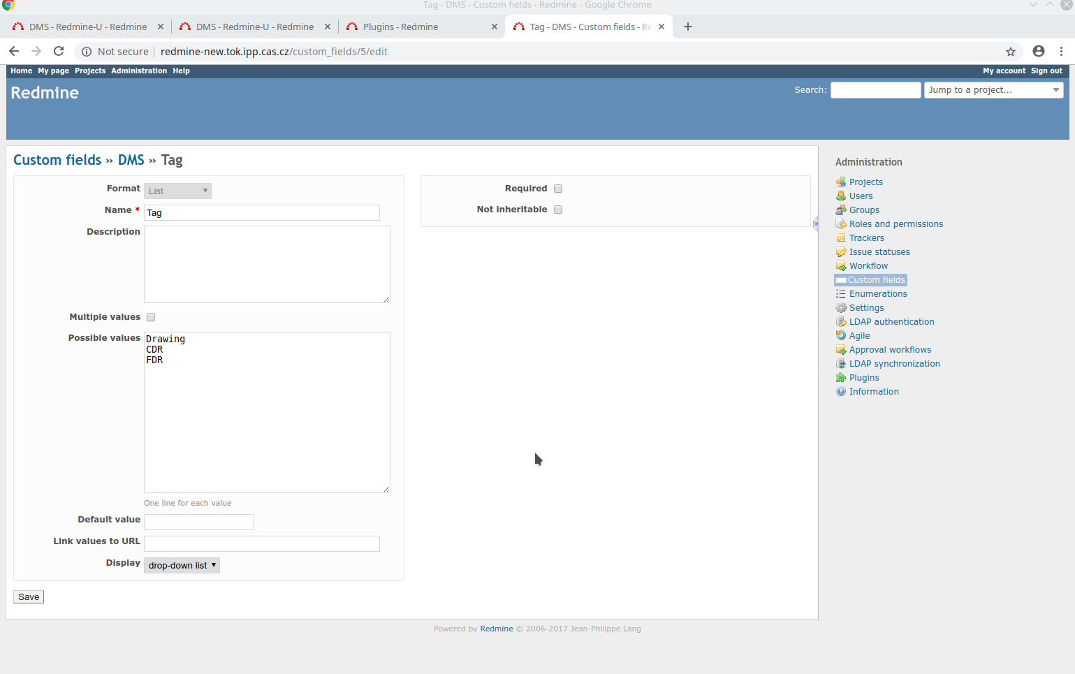 tag column missing in the dms_file_revision_table · Issue #965 · danmunn/redmine_dmsf · GitHub