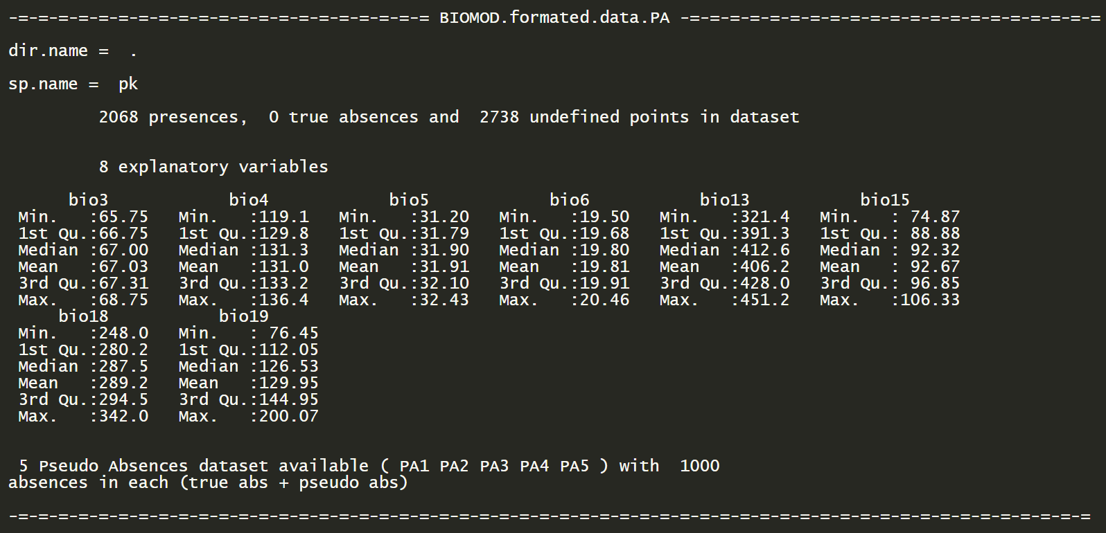 Projection Outputs For Glms Some Runs Provide Odd Uniform Suitability Output · Issue 199