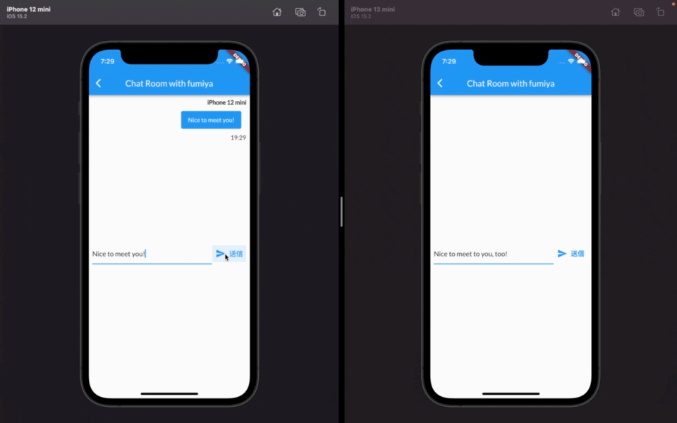 GitHub - kcstube/flutter_chats: Flutterでチャットアプリを作ってみる