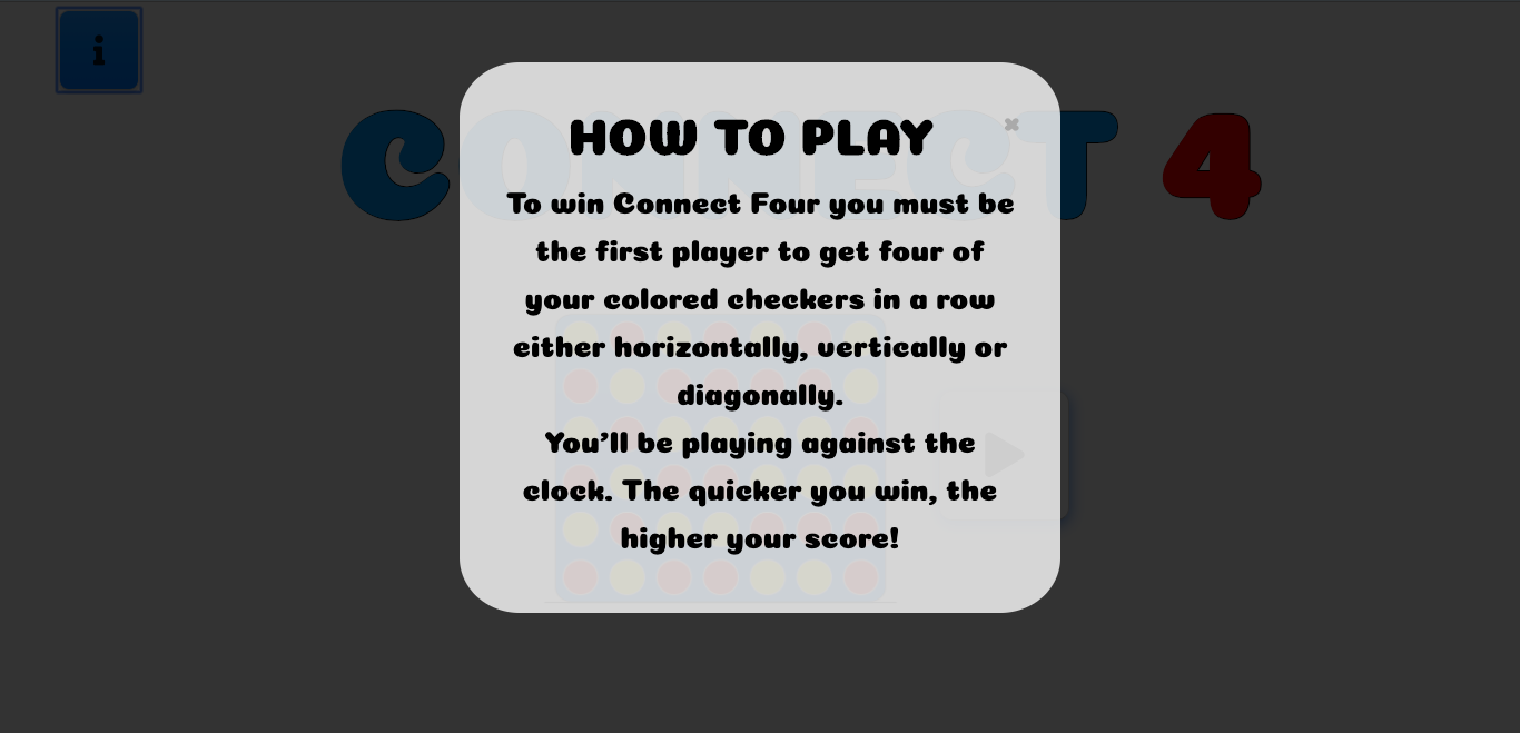 GitHub - beteyemane/connect-4: A solo, interactive front-end game using ...