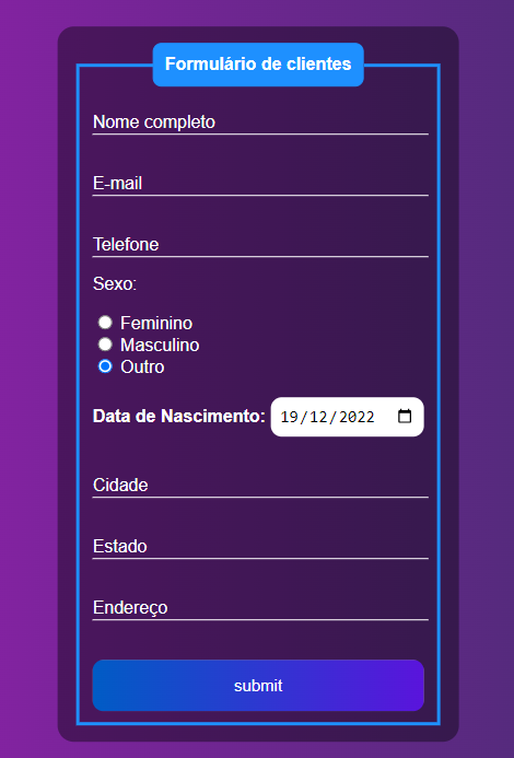 GitHub - jailtonmendes/formulario-php-mysql: Formulários em PHP e MySql