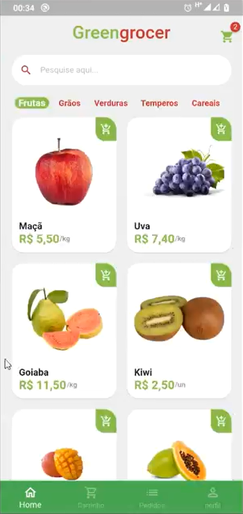 GitHub - jailtonmendes/flutter-loja-virtual-greengrocer: App de loja virtual