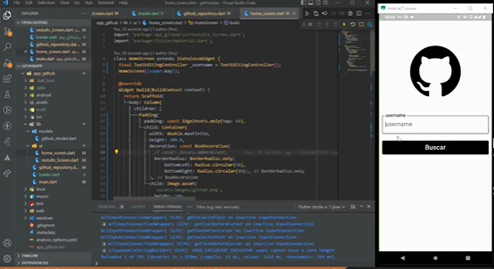 GitHub - jailtonmendes/flutter-app-github: App para pesquisar usuários do github
