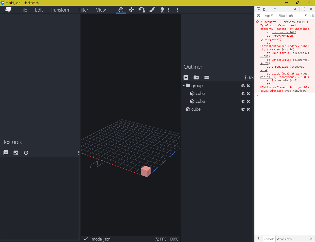 [Issue] Visibility of the cube is not saved · Issue #176 · JannisX11/blockbench · GitHub