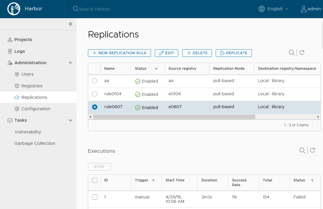 After I canceled replication task, the task status should be "Canceled" not "Failed" · Issue ...